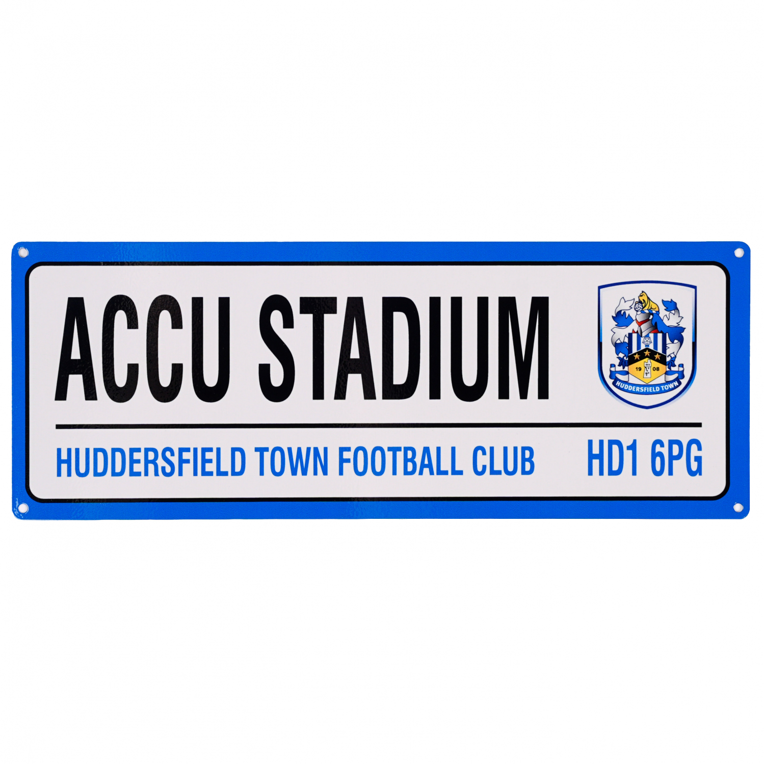 Accu Stadium HTAFC Street Sign